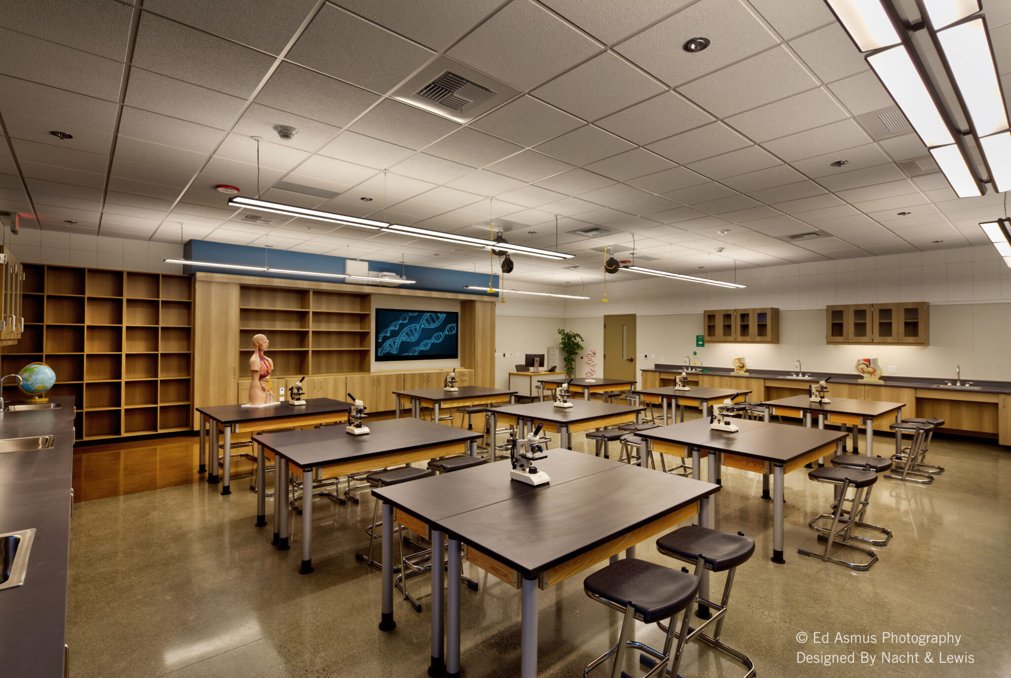 James Rutter Middle School, Science Building, New Design