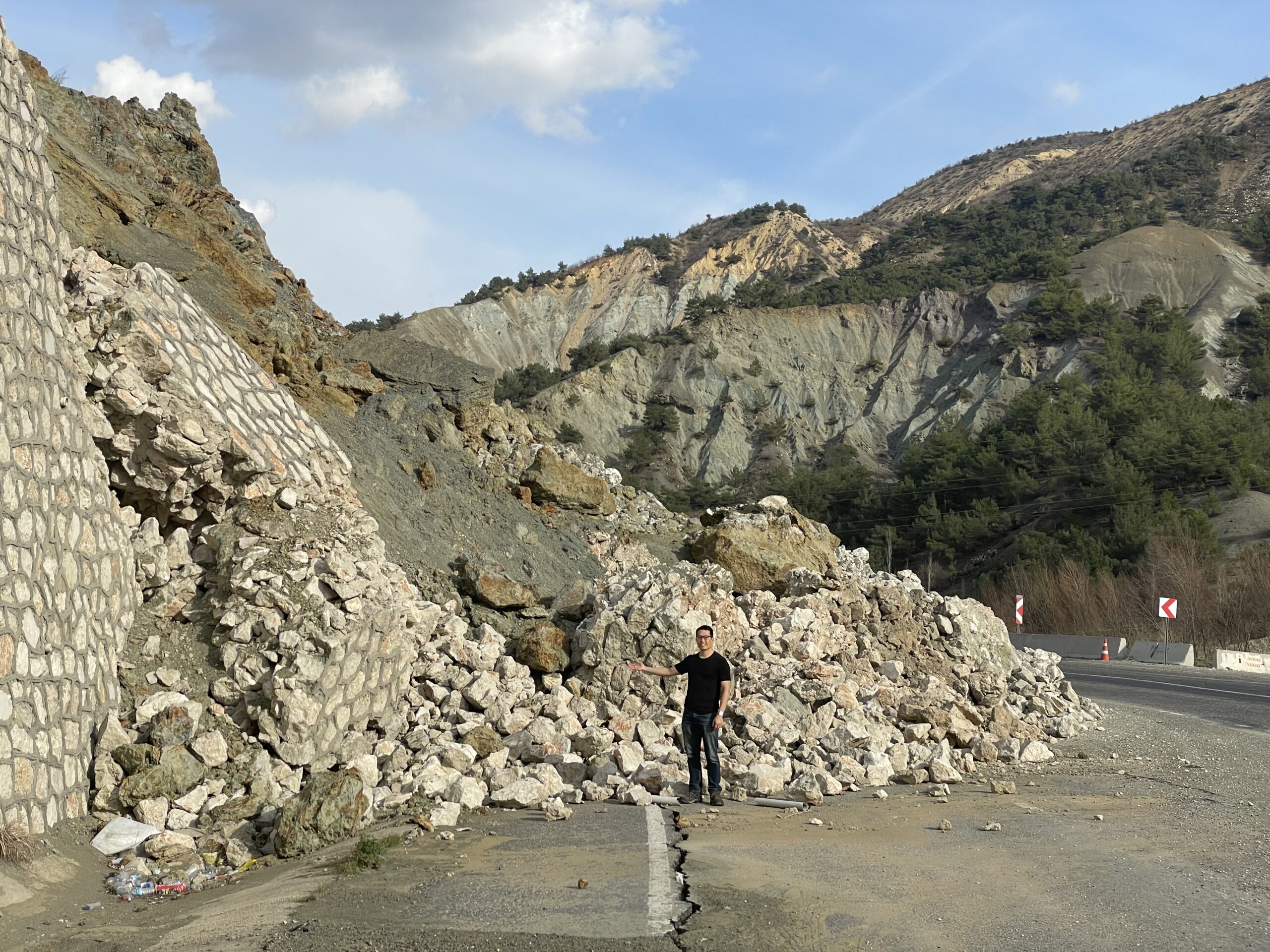 At the Northern End of the Fault Rupture in Malatya, Turkey